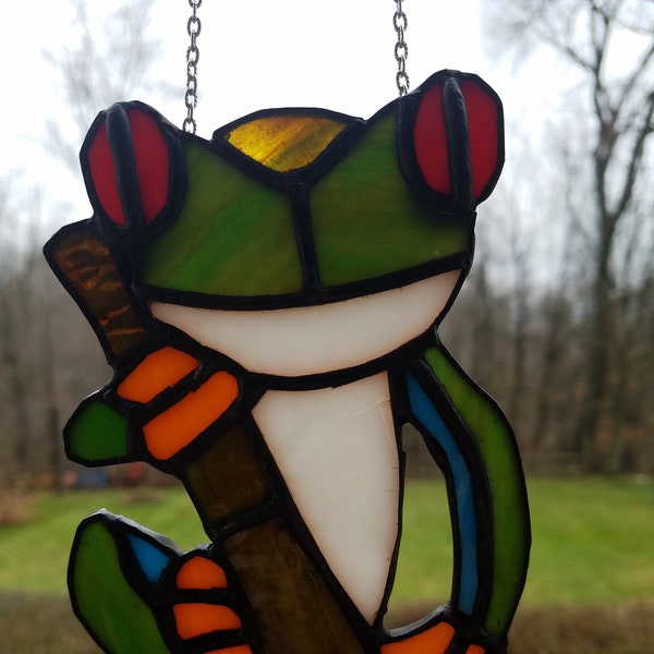 Stained Glass Frog - Etsy