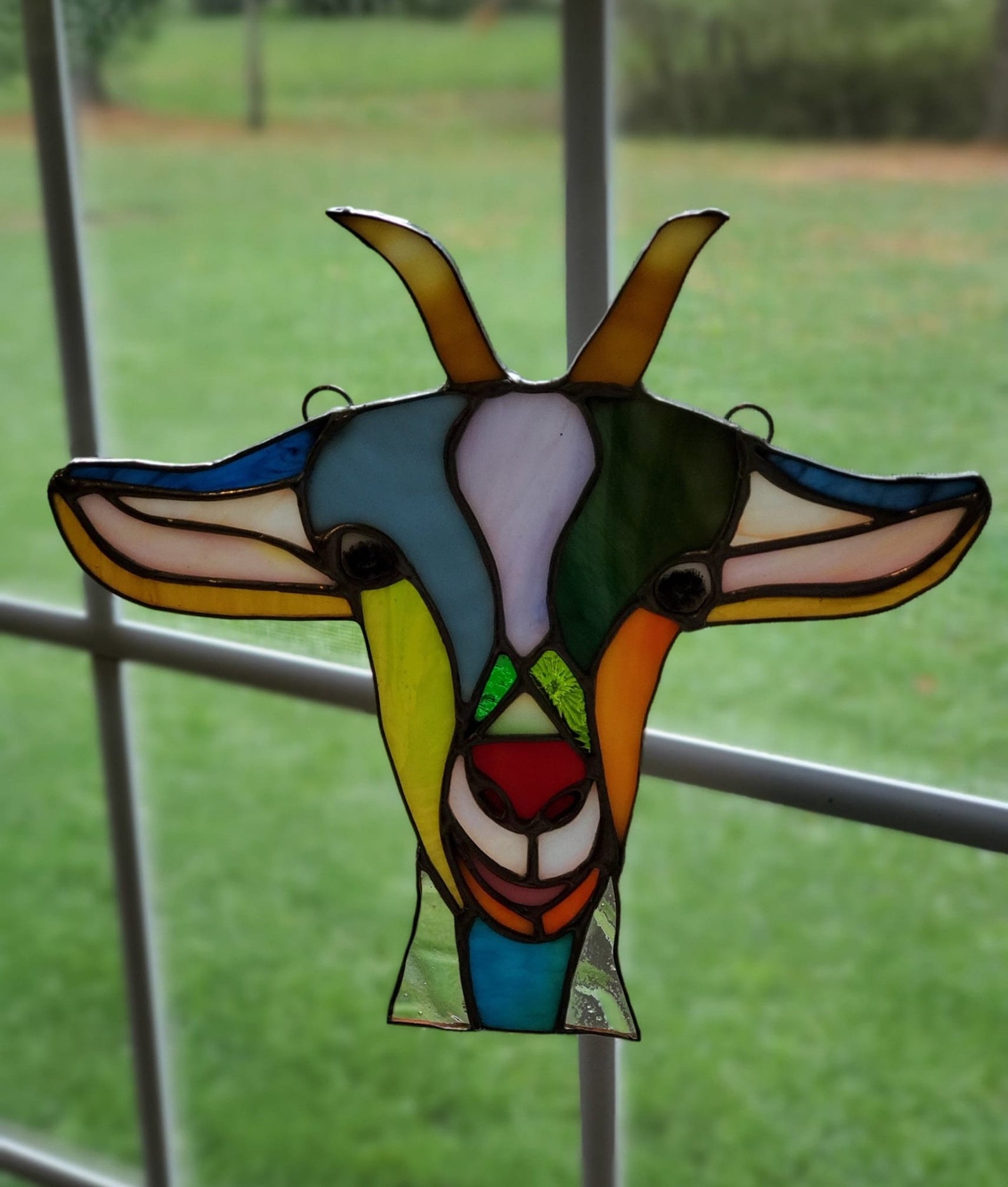 Funky Rainbow Goat made to Order - Etsy
