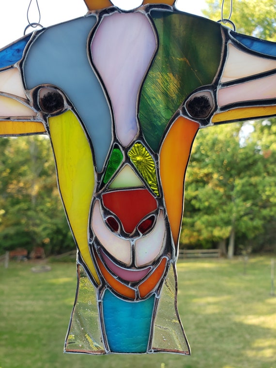 Funky Rainbow Goat made to Order | Etsy