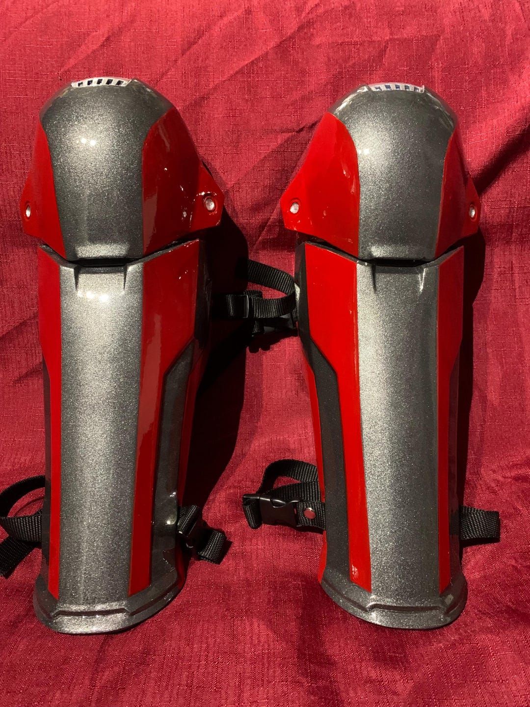 Cosplay Shin Guards Red Hero Cosplay Manga Comics Armor - Etsy