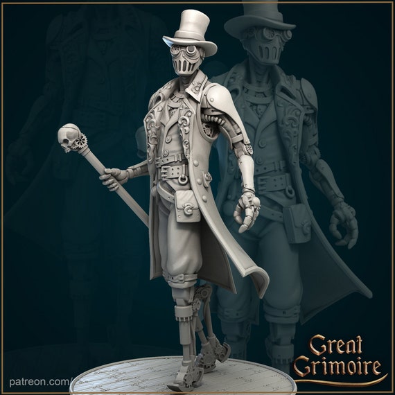 Clockwork Dolls TTGaming 32mm Great Grimoire 3D Printed Resin Miniature ...