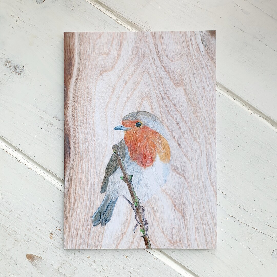 Robin A5 Plain Notebook. 100% Recycled Materials, Fully Recyclable, FSC ...