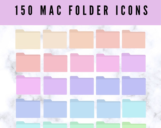 Desktop Folder Icons » Aesthetic Mac Folders » Boho Mac Folders ...