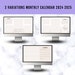 Neutral Desktop Organizer Wallpaper With Folder Icons and Monthly ...