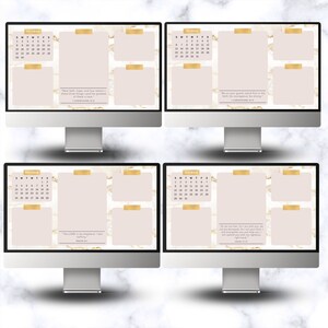 Desktop Wallpaper With Folder Icons and Monthly Calendar Minimalist ...