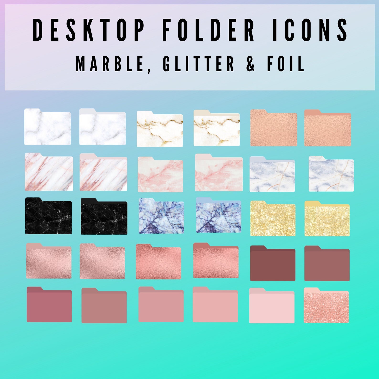 Desktop Folder Icons | Desktop Wallpaper Organizer | Desktop Folder ...