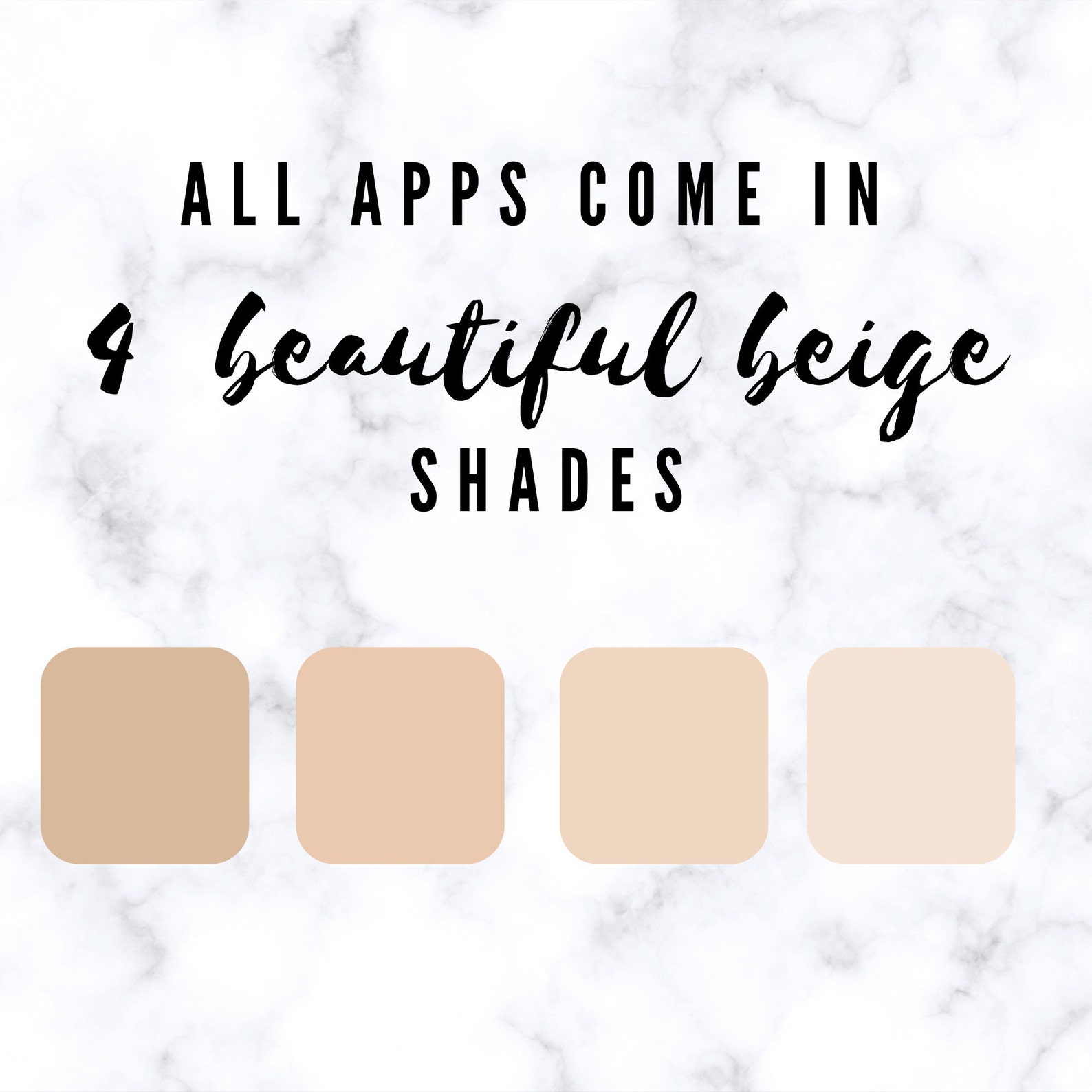 200 Beige App Icons for IOS 14 Update. Minimalist Icons for - Etsy