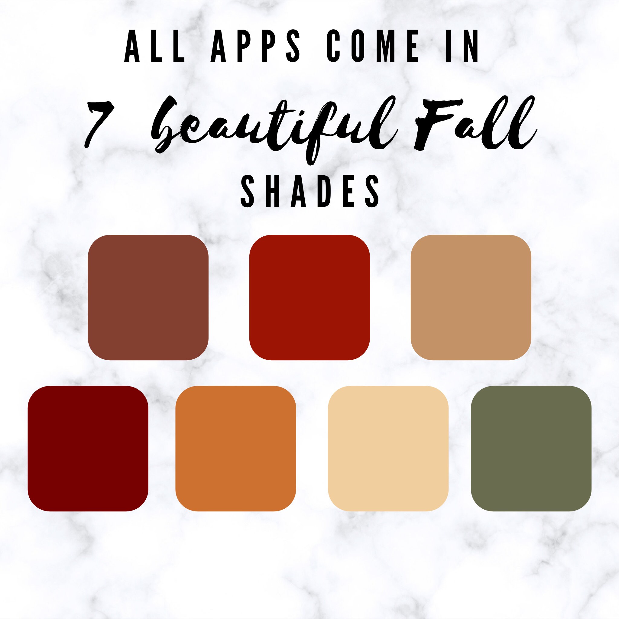 300 Fall App Icons for IOS 14 . App Icons for Fall. Aesthetic App ...