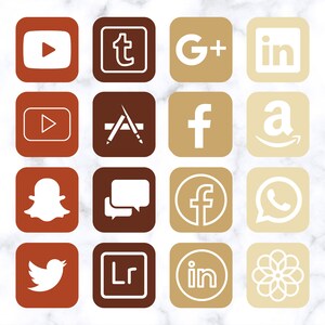 400 Fall App Icons for Ios 14. Pumpkin Latte Theme Ios14 App Icons. - Etsy