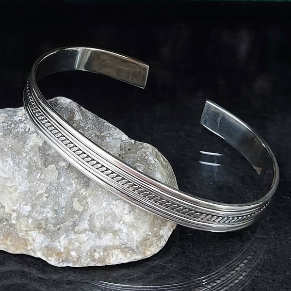 Mens Silver Cuff - Etsy