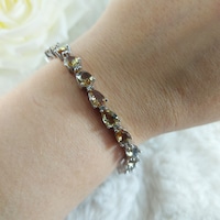 Zultanite Gemstone 925 Sterling Silver Bracelet, Color Changing Turkish ...
