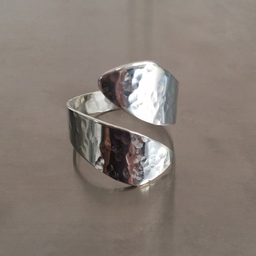 Plain Sterling Silver Thumb Ring - Etsy