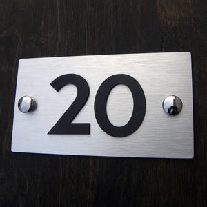 Custom Apartment Door Sign , Contemporary Brass Metal Apartments Front ...
