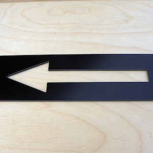 Traffic Arrow Directional Sign. Wall Decor Directions Signage ...
