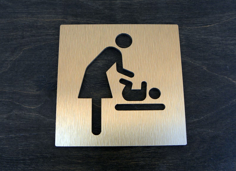 Mother Changing Room Sign . Breastfeeding Plate for Mothers . Diaper ...