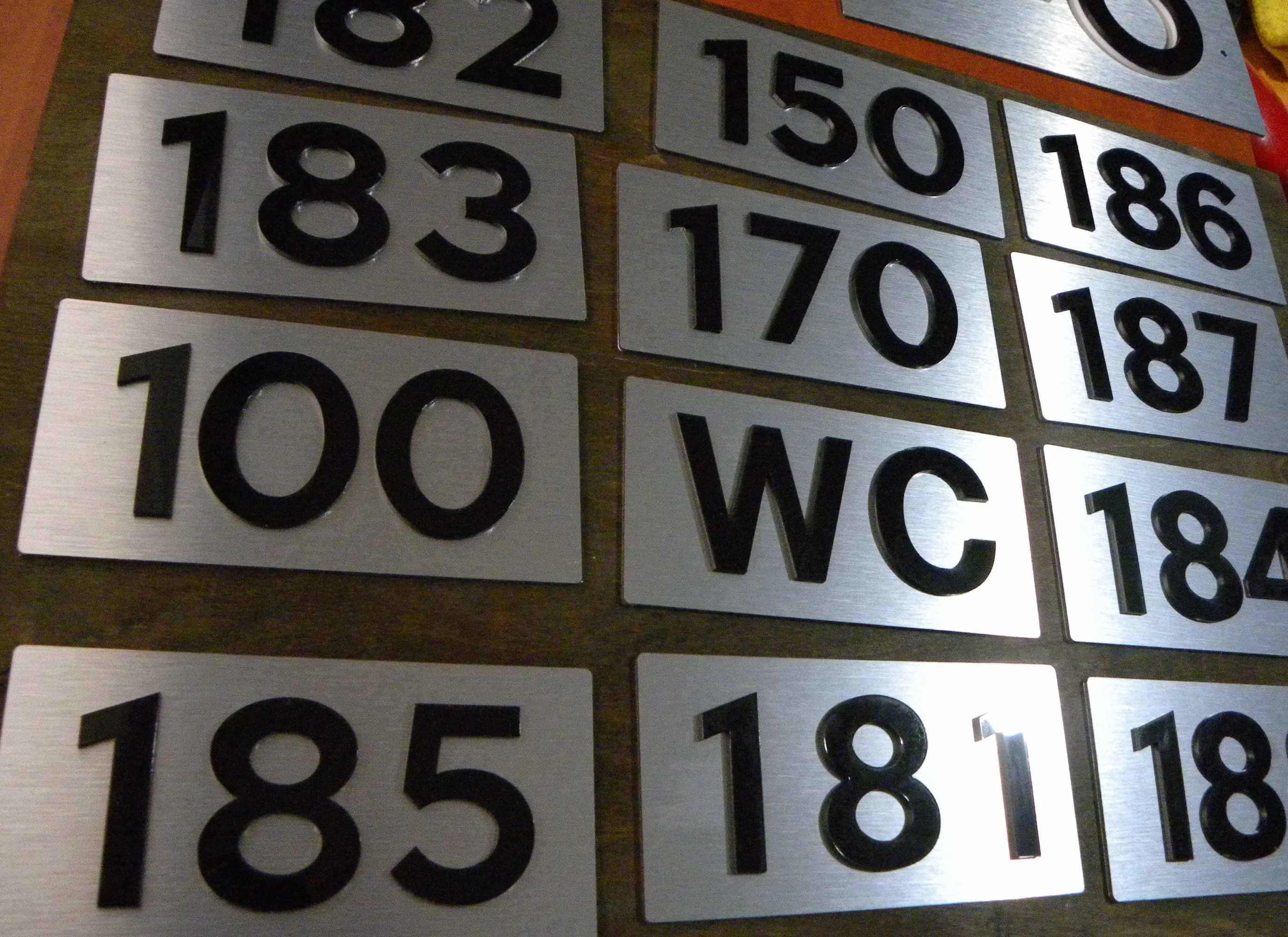 Apartment Door Numbers. Modern Silver Apartments Front Door - Etsy