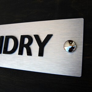 LAUNDRY Room - Modern Corporate Sign - Custom Signage for Laundry Room ...