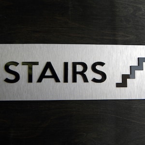 Stairs Level Custom Sign . Stairway Steps Entrance Plaques for Business ...