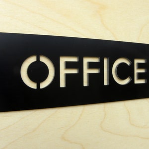 Office Door Sign | Signs for Offices | Adhesive Plate Doors and Walls ...
