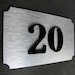 Apartment Complex Door Sign . Number Plates for Buildings . Unit Decor ...
