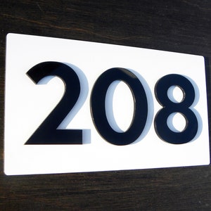 Number Door Sign . Signs for Front Doors and Numbers . Custom Apartment ...