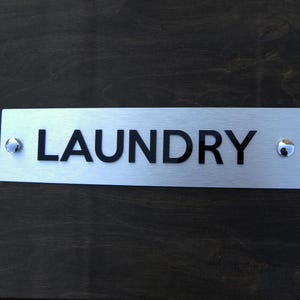 LAUNDRY Room - Modern Corporate Sign - Custom Signage for Laundry Room ...