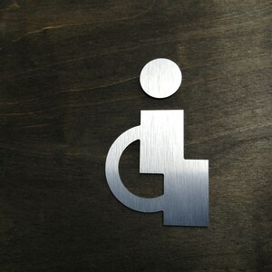 Bathrooms Man Woman Set Modern Figures Door Sign. Bathroom - Etsy