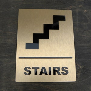 Stairs Step Hotel and Apartment Sign. Stairway Wall Custom Signs ...