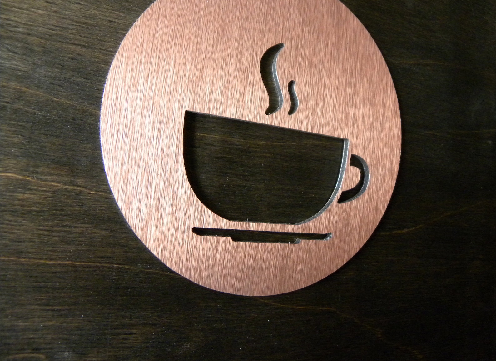 Coffee Bar Door Sign. Kitchen Modern Coffee Cup Signs. Office Decor ...