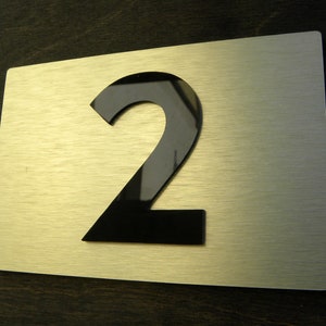 Apartment Plaques. Stainless Silver Plates for Doors. Door Plate ...