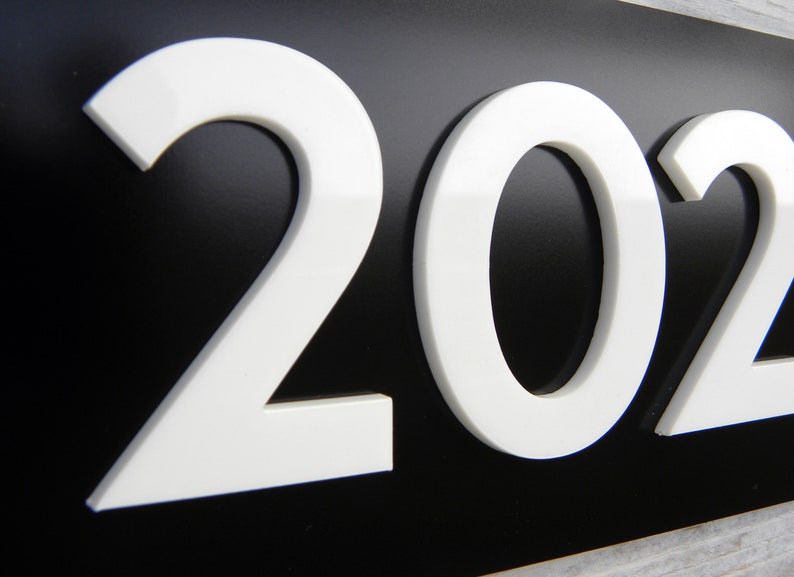 Front Door Number Signs. Blue Plates for Doors. Apartment - Etsy