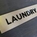 LAUNDRY Room Modern Corporate Sign Custom Signage for Laundry Room ...
