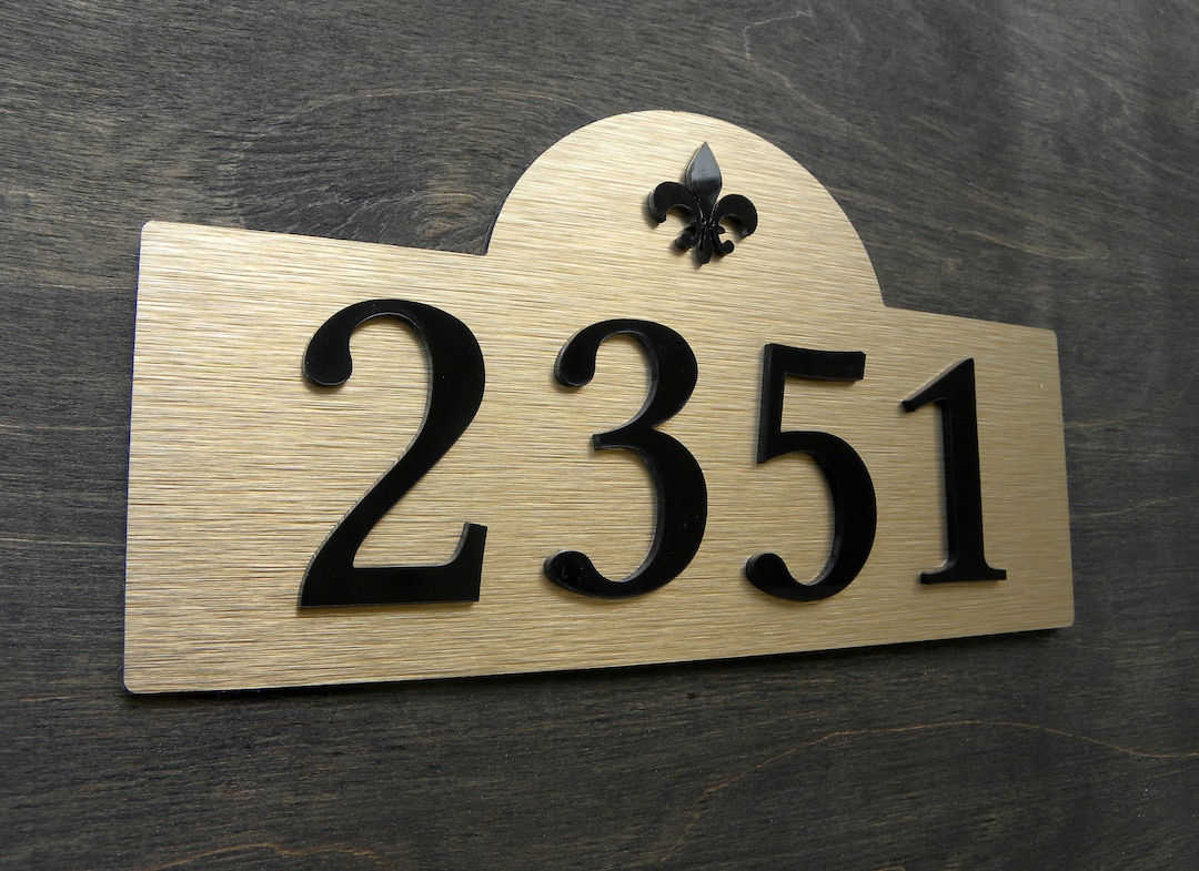 Custom French Door Signs. French Sign for Doors. Customized Apartment ...