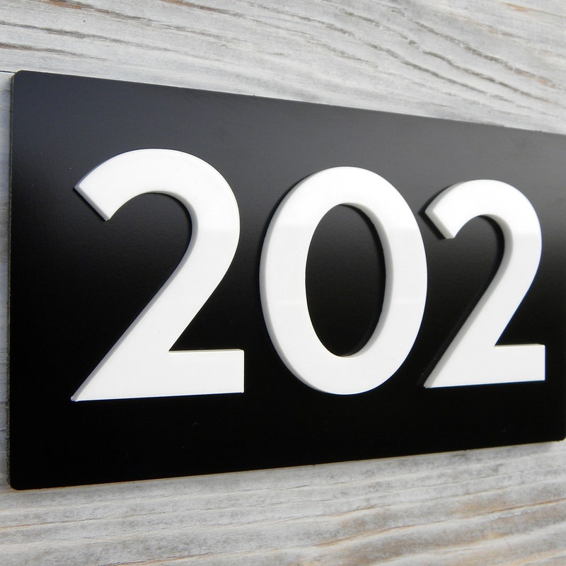 Apartment Number Adhesive - Etsy