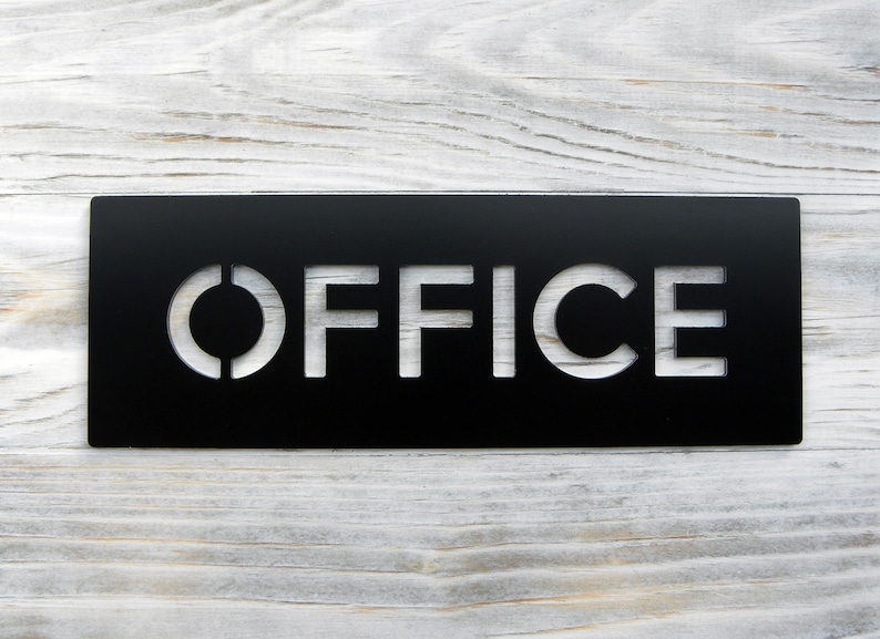 Office Door Sign. Signs for Offices. Adhesive Doors Plate. - Etsy