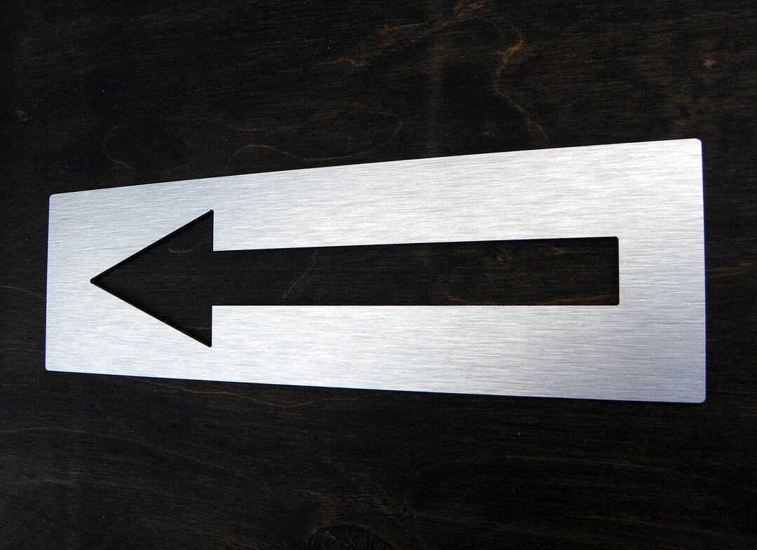 Traffic Arrow Directional Sign. Wall Decor Directions Signage ...