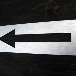 Traffic Arrow Directional Sign. Wall Decor Directions Signage ...