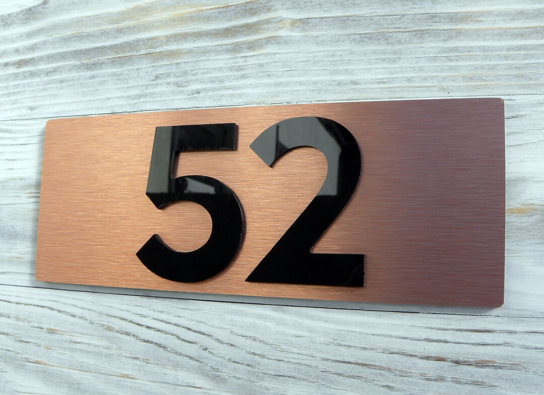 Front Door Custom Signs Apartments Condos Units Hotel Signage Brass ...