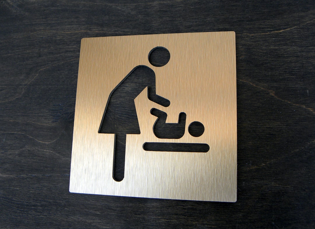 Mothers Bronze Changing Room Sign . Breastfeeding Plate for Mother ...