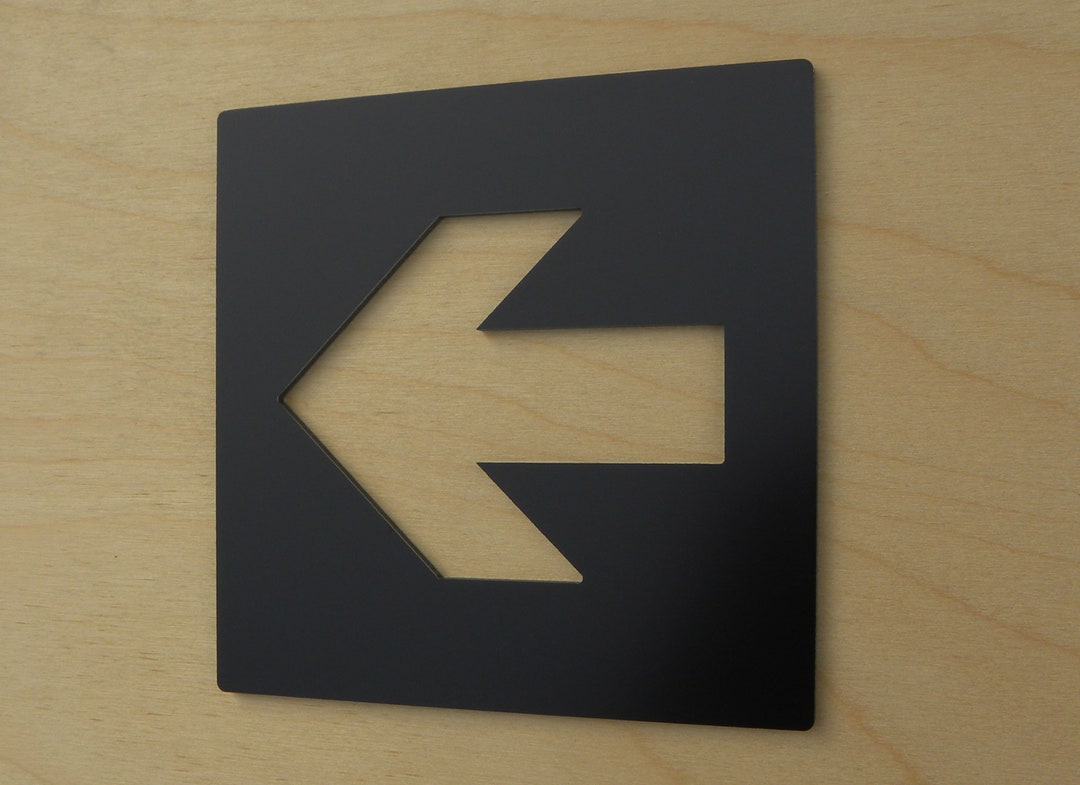 Arrows Directional Signage. Traffic Decor With Directions . Adhesive ...