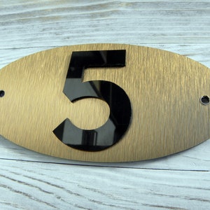 Custom Apartment Front Oval Door Signs. Metal Brass Elipse Apartments ...
