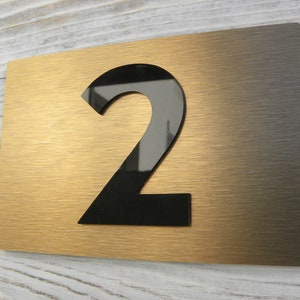 Apartment Plaques. Stainless Silver Plates for Doors. Door Plate ...