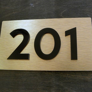 Number Door Sign . Signs for Front Doors and Numbers . Custom Apartment ...