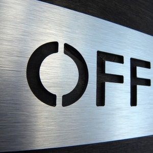 Office Door Sign | Signs for Offices | Adhesive Plate Doors and Walls ...