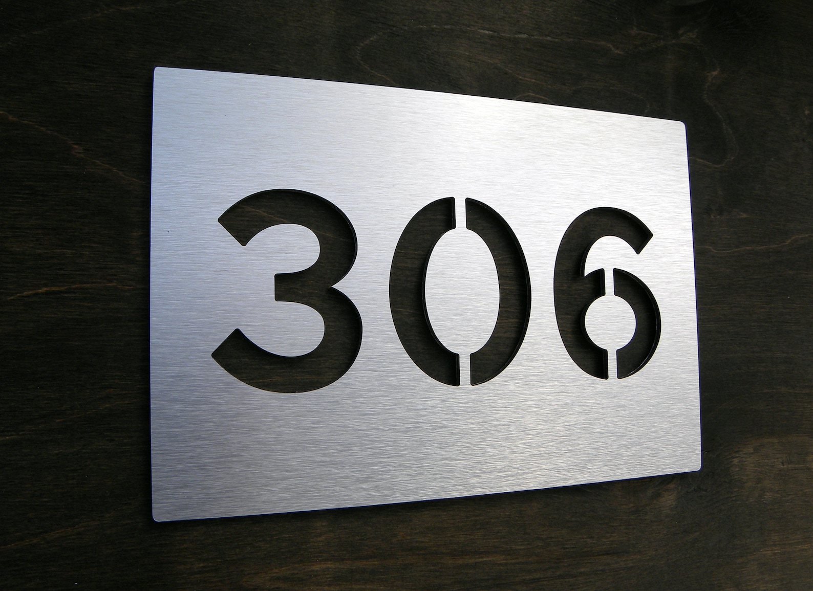 Condominium Door Signs. Black Plates for Apartments. Unit Complex Front ...