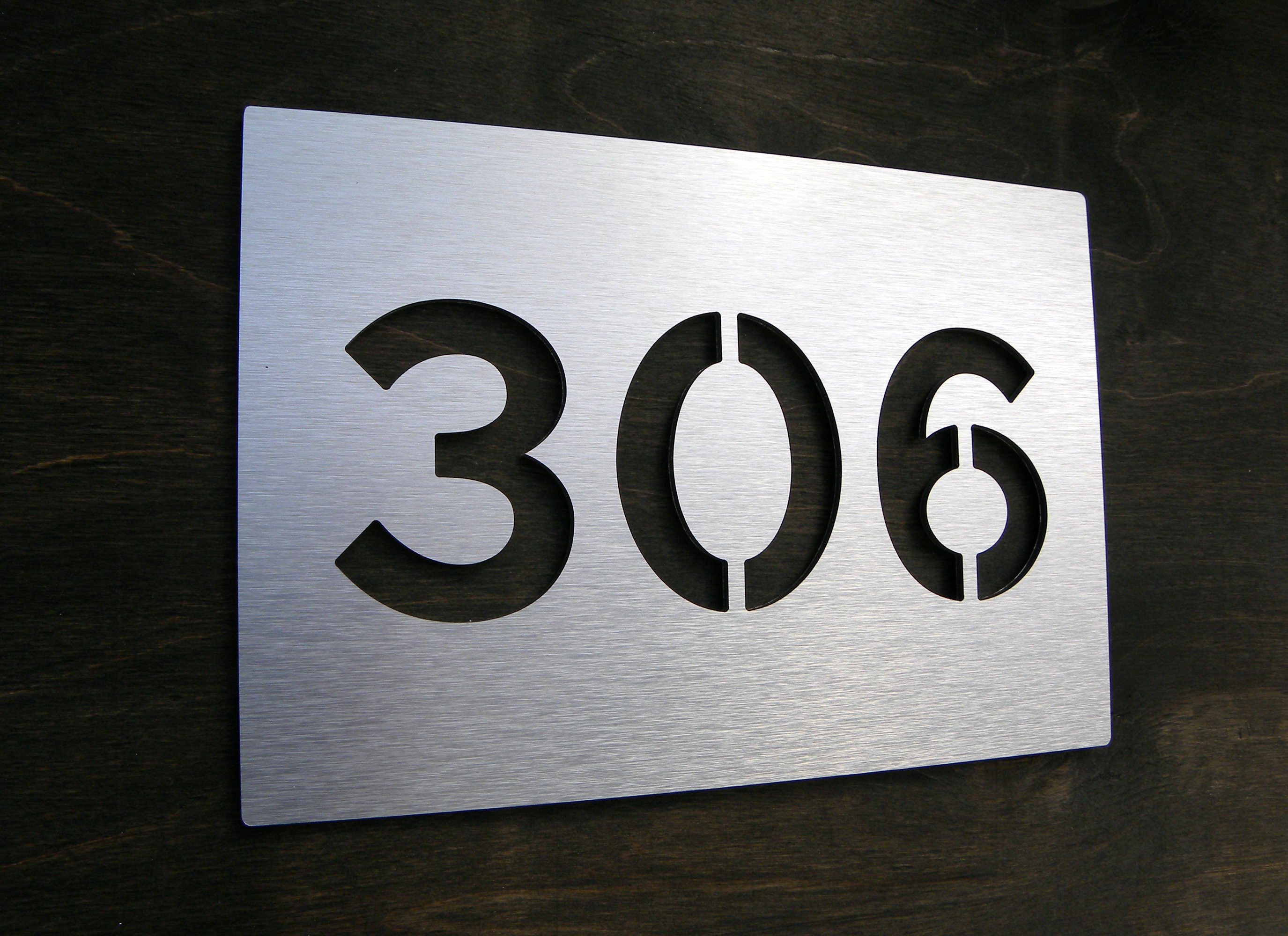 Condominium Door Signs. Black Plates for Apartments. Unit Complex Front ...