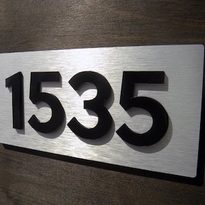 Number Door Sign . Signs for Front Doors and Numbers . Custom Apartment ...