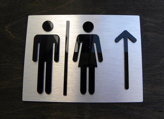 Bathroom Directional Signs