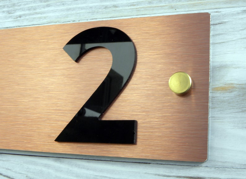 Apartment Door Numbers. Modern Silver Apartments Front Door - Etsy