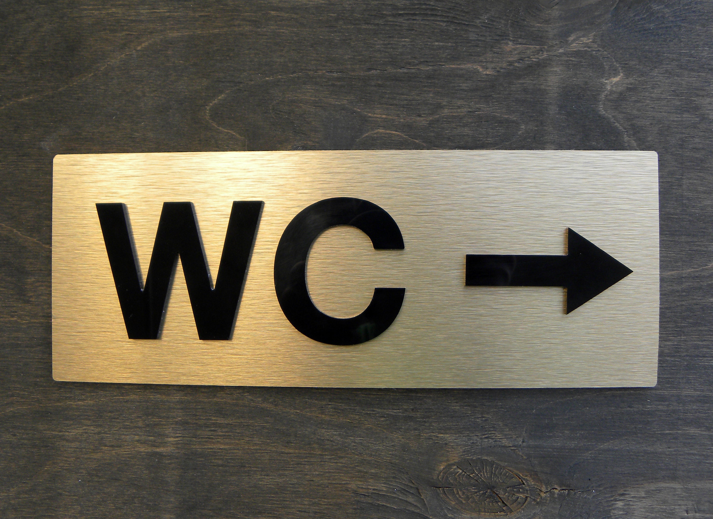 Bathroom Directional Wall Sign.bathrooms Door Signs With Arrows ...